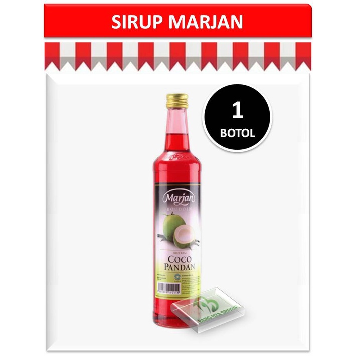 Jual SIRUP SYRUP MARJAN COCOPANDAN MELON 460ML | Shopee Indonesia