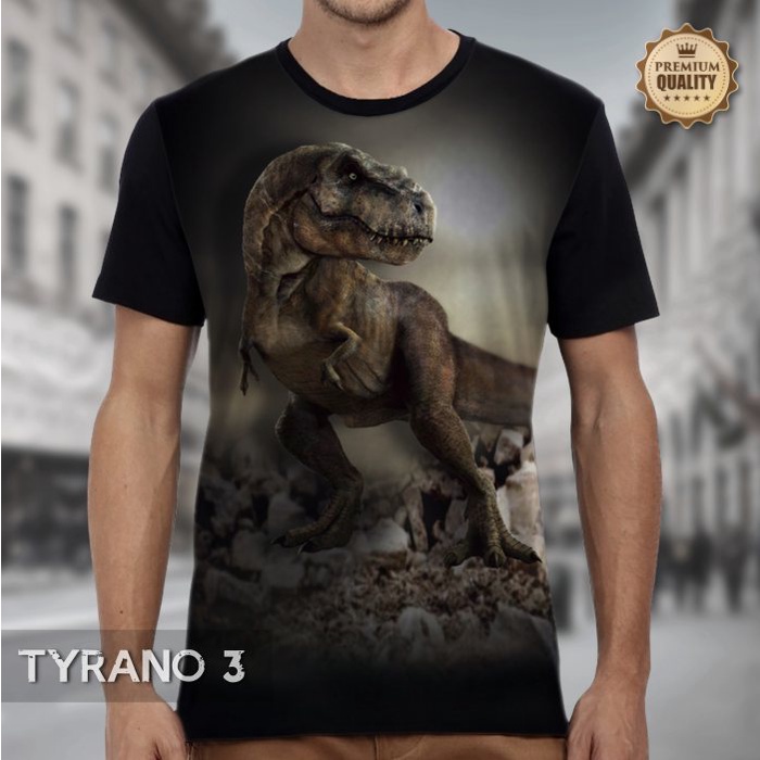 Jual Kaos DINOSAURUS Baju T REX Tshirt Tyrannosaurus Distro Kaos ANIMAL ...