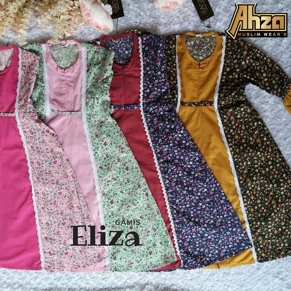 Jual Gamis ELIZA By Ahza Collection | Shopee Indonesia