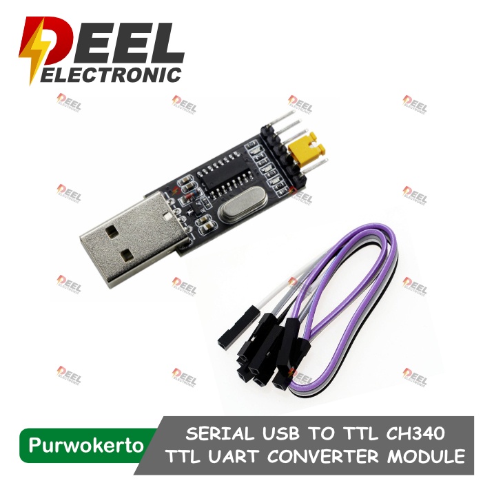 Jual USB TO TTL/UART CH340 CONVERTER MODULE KABEL DUPONT 4PCS FEMALE FEMALE | Shopee Indonesia