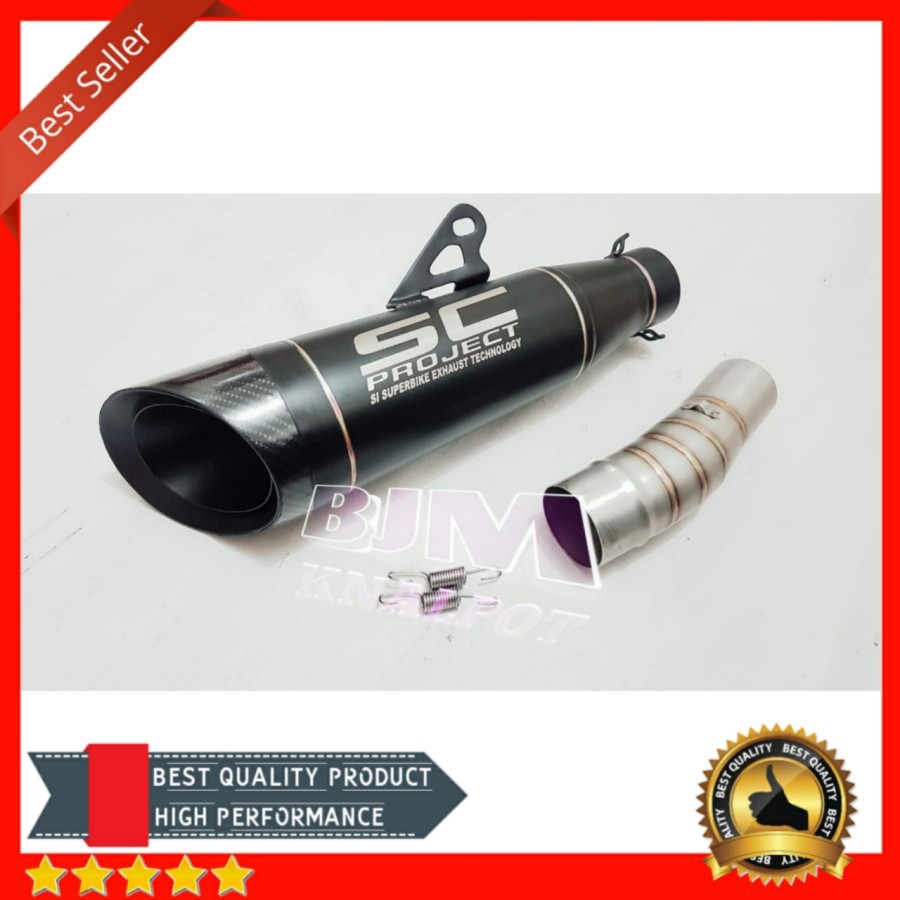 Jual Knalpot SC Project S1 Black Doff Slip On Ninja 250 R25 MT25 ...