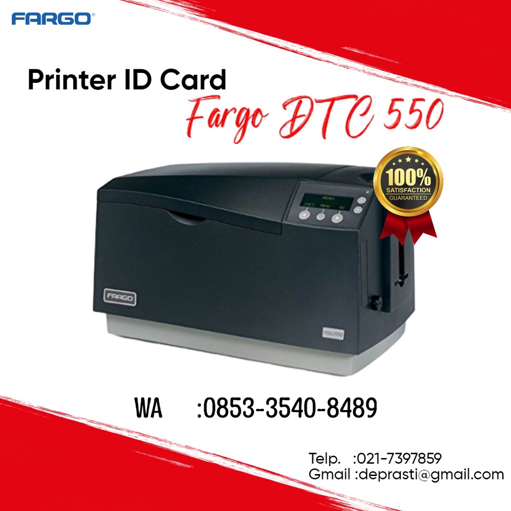 Jual Printer ID Card Fargo DTC550 Printer Kartu | Shopee Indonesia