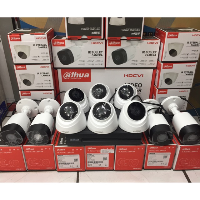 Jual PAKET CCTV DAHUA 16 CHANNEL + 10 KAMERA 2MP 1080P KOMPLIT | Shopee ...