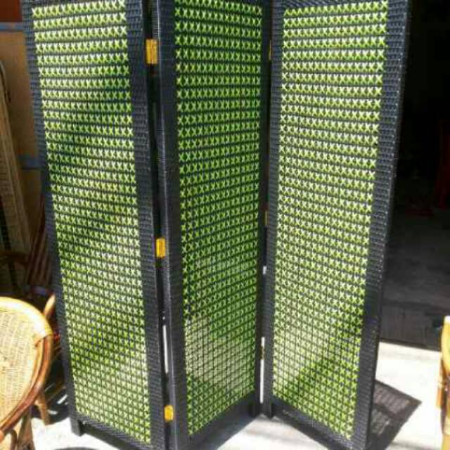 Jual Sekat ruangan rotan sintetis 5pintu | Shopee Indonesia