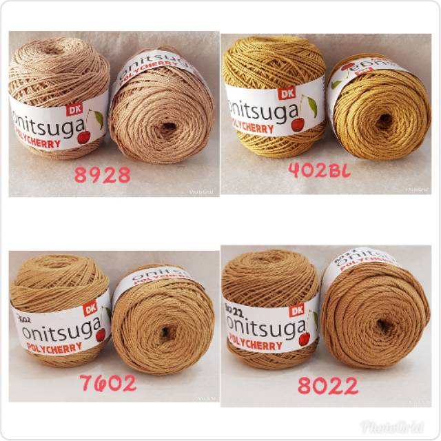 Jual Benang Rajut Polycherry Varian Coklat | Shopee Indonesia