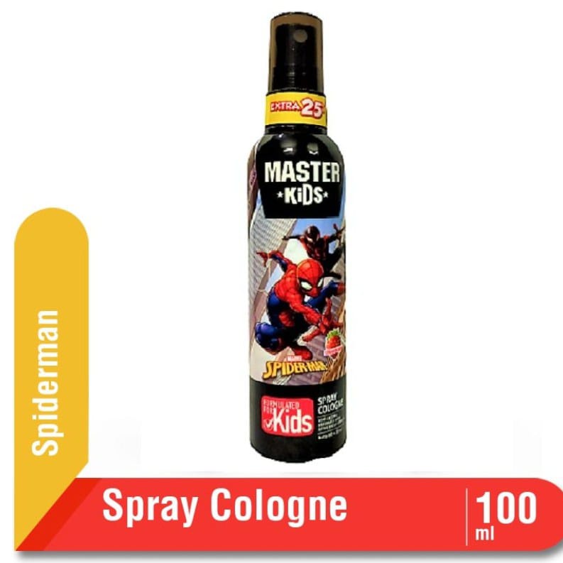 Jual Master Kids Spray Cologne Iron Man, Batman, Ben10, Superman 100 ml ...