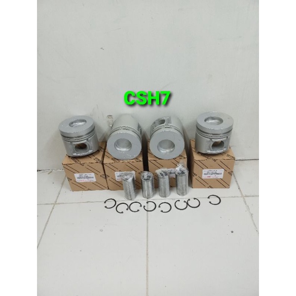 Jual SEHER PISTON ASSY HINO DUTRO HT130 HT 130/DUTRO DYNA SAURUS 125 HT/ WO4D/PISTON BAJA ...