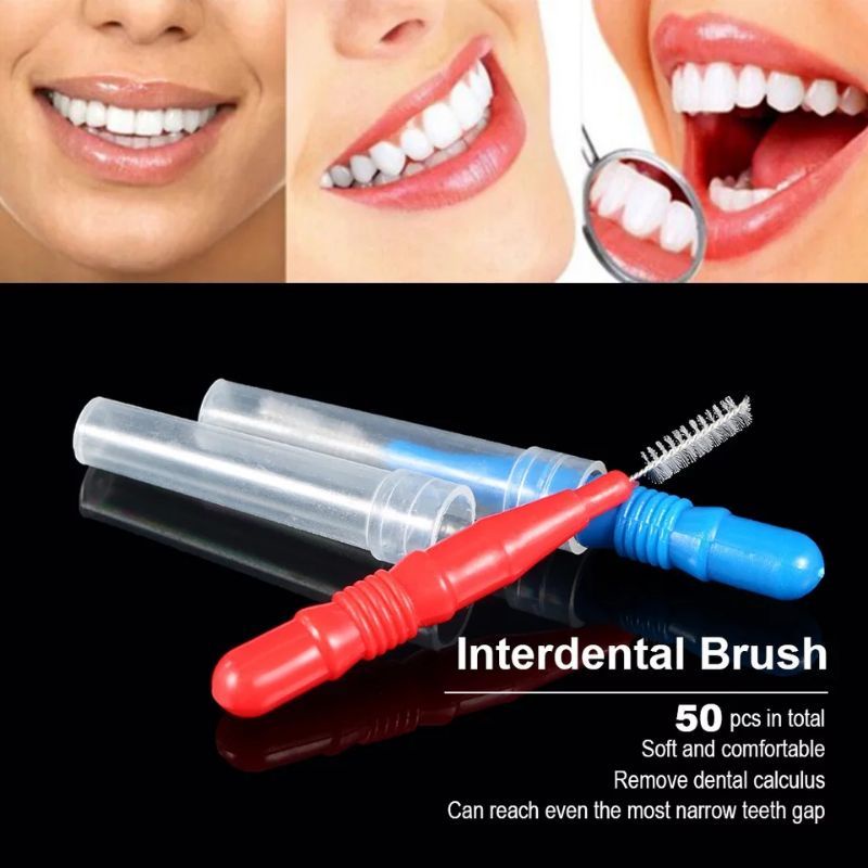 Jual PEMBERSIH SELA / INTERDENTAL BRUSH / SIKAT SELA GIGI BEHEL | Shopee Indonesia