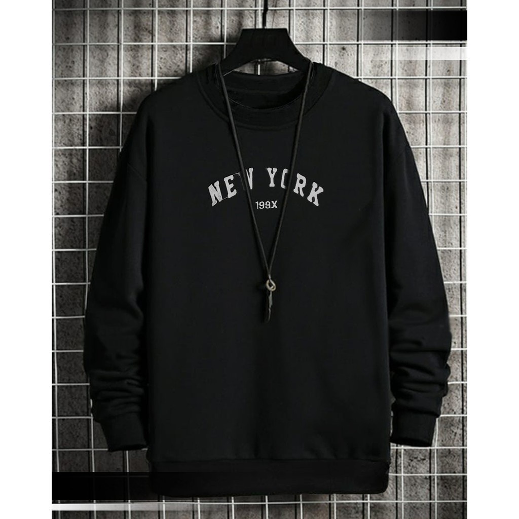 Jual SWEATER PRIA NEW YORK 199X//SWEATER PRIA TEBAL KEKINIAN TERBARU ...