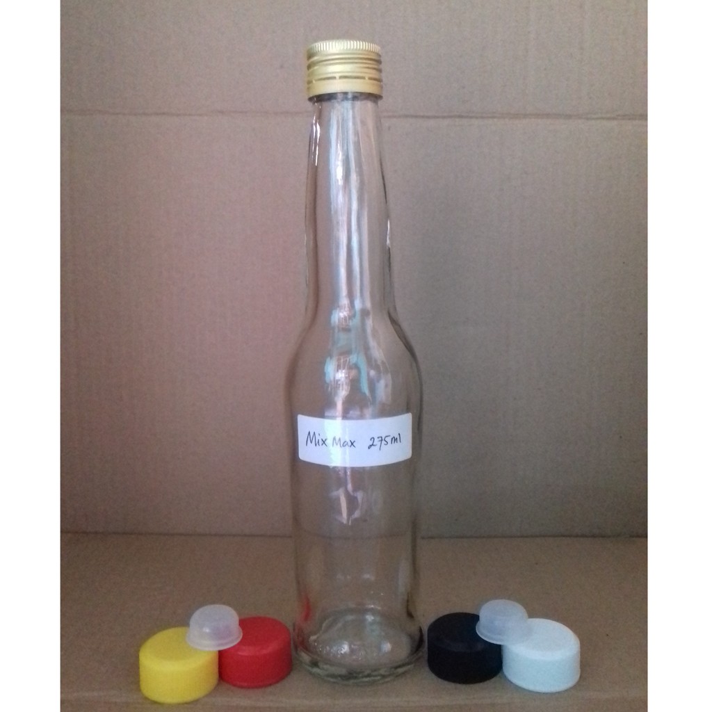 Jual Botol Kaca 275ml - MIXMAX (12 PCS) | Shopee Indonesia