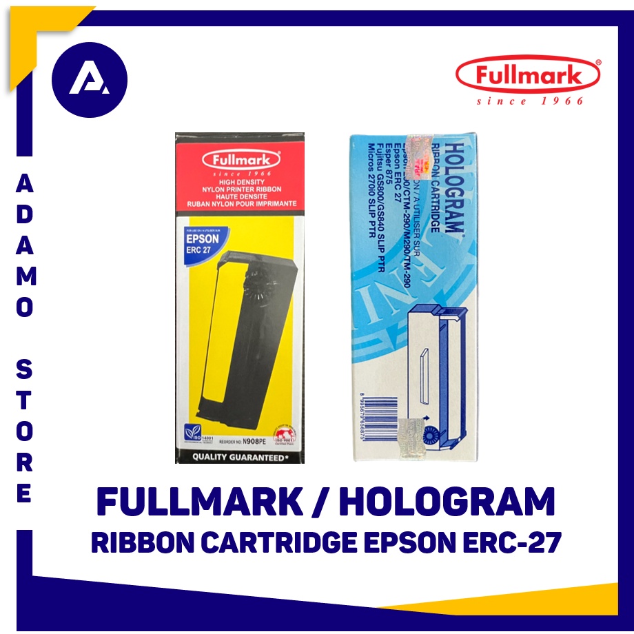 Jual Ribbon Cartridge / Pita Printer Fullmark Epson ERC27 ERC-27 Purple ...