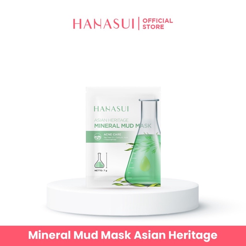 Jual HANASUI Mud Mask Asian Heritage | Shopee Indonesia