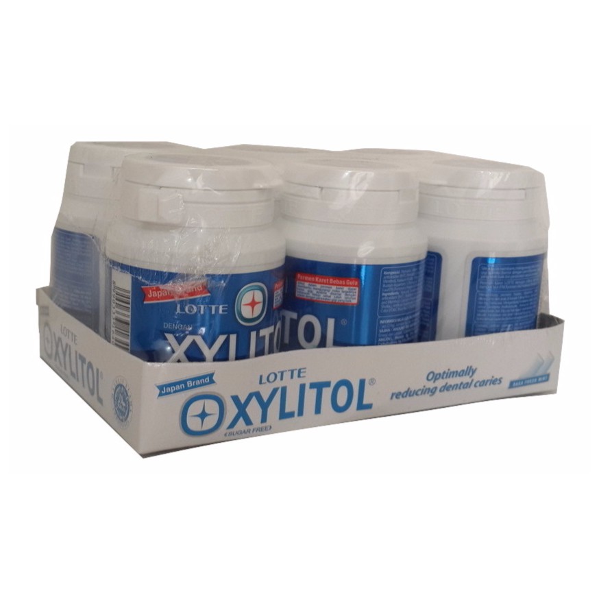 Jual Lotte Xylitol Botol Fresh Mint 6x58gr | Shopee Indonesia