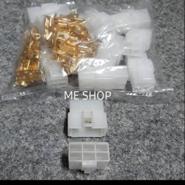 Jual Soket skun Motor 6 Pin Besar Socket Mobil Skun Konektor Kabel Isi 10set | Shopee Indonesia