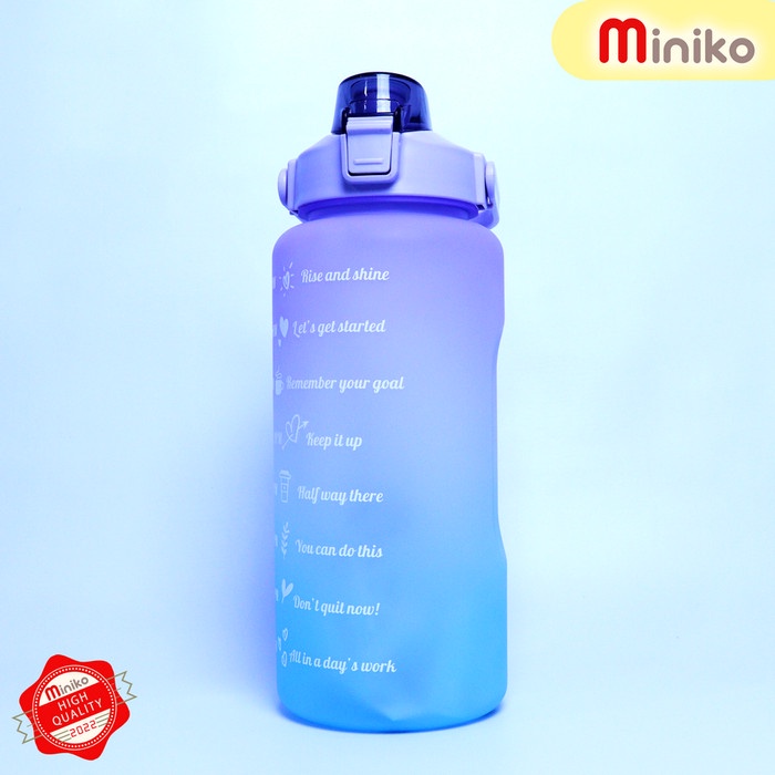 Jual Botol Minum Motivasi 1Liter - Tumblr Jumbo Viral - Botol Minum Viral - Botol Ungu 1L ...