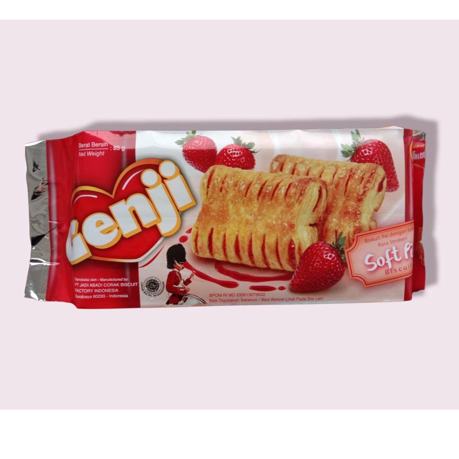 Jual MONDE GENJI SOFT PIE STRAWBERRY BISCUIT 85 GR / BISKUIT PIE DENGAN ...