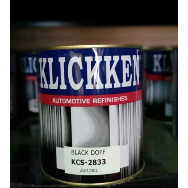 Jual Cat Nc Klickken Black Doff Kcs-2833 1.L | Shopee Indonesia
