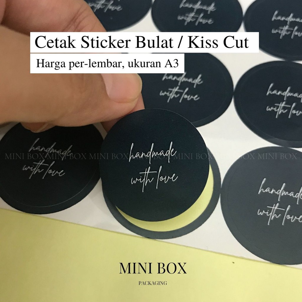 Jual Stiker Bulat / Stiker Kiss Cut | Shopee Indonesia