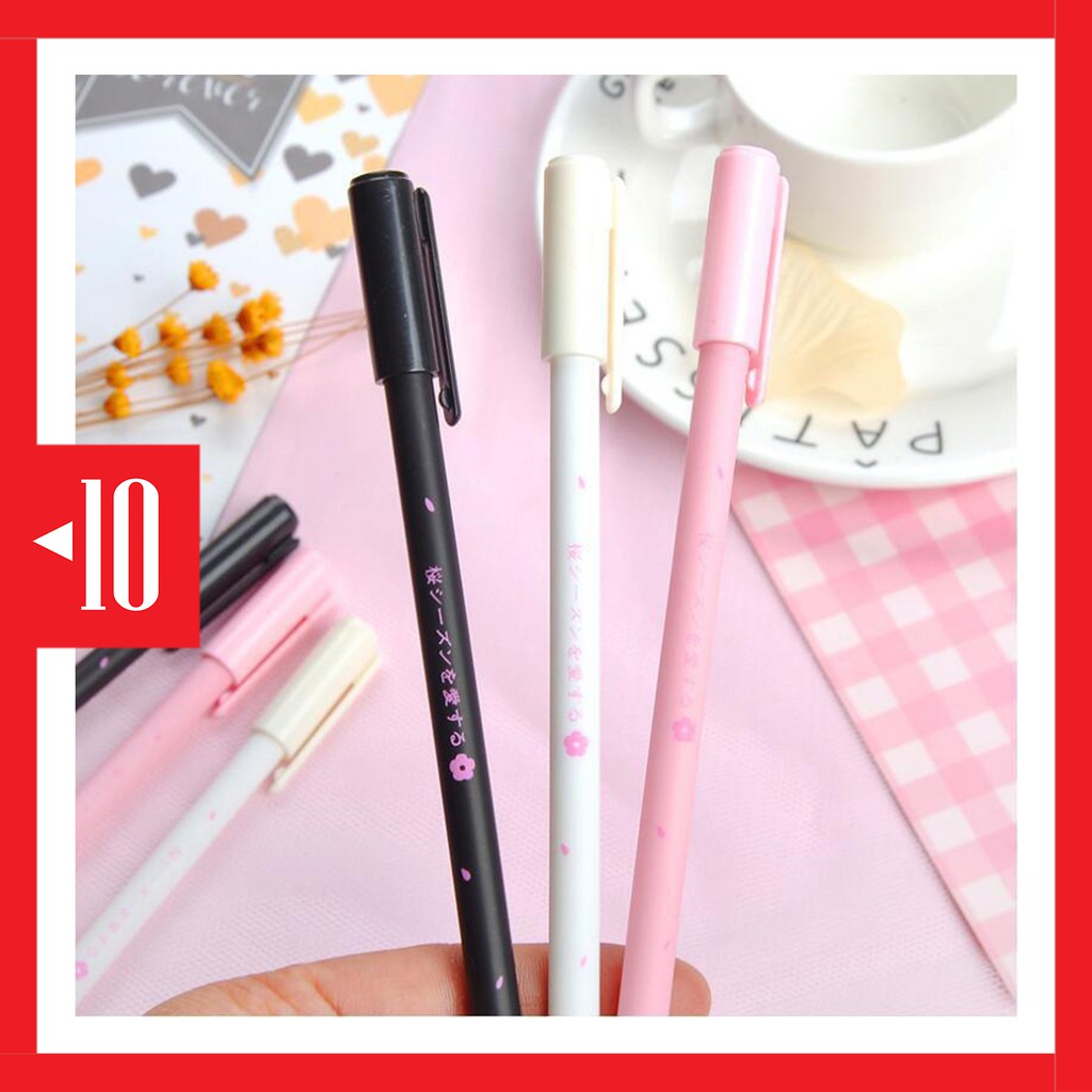 Jual PP02 pulpen gel karakter 0.5mm jepang bunga sakura japan pink ...