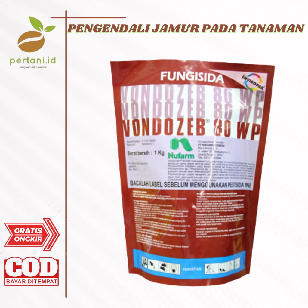Jual FUNGISIDA VONDOZEB 80WP 1KG- PENGENDALI JAMUR PADA TANAMAN ...