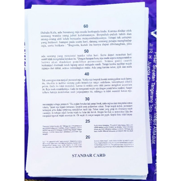 Jual KARTU BACA JAEGGER READING CHART PEMERIKSAAN MATA | Shopee Indonesia