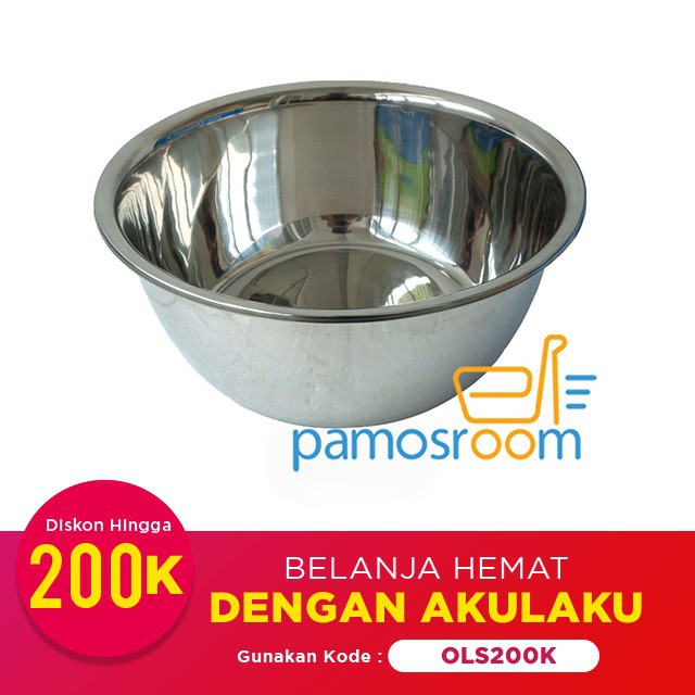 Jual Komodo Baskom Stainless Steel 50cm Baskom Besar Stainless 50 Cm ...