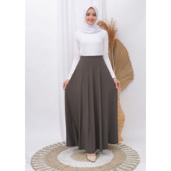 Jual Rok Payung Panjang Wanita Rok Lebar Mrs4 | Shopee Indonesia