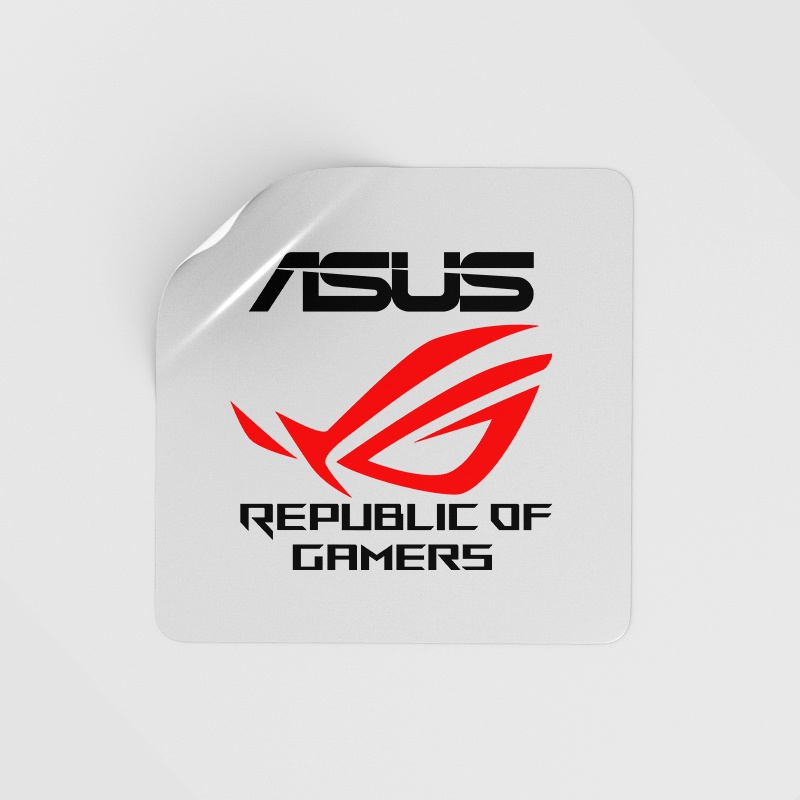 Jual Stiker Asus ROG Republic of Gamers Satuan Anti Air | Shopee Indonesia