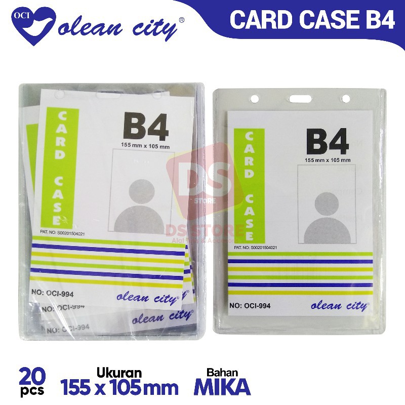 Jual ID CARD CASE / NAME TAG PLASTIK MIKA B4 OLEANCITY | Shopee Indonesia
