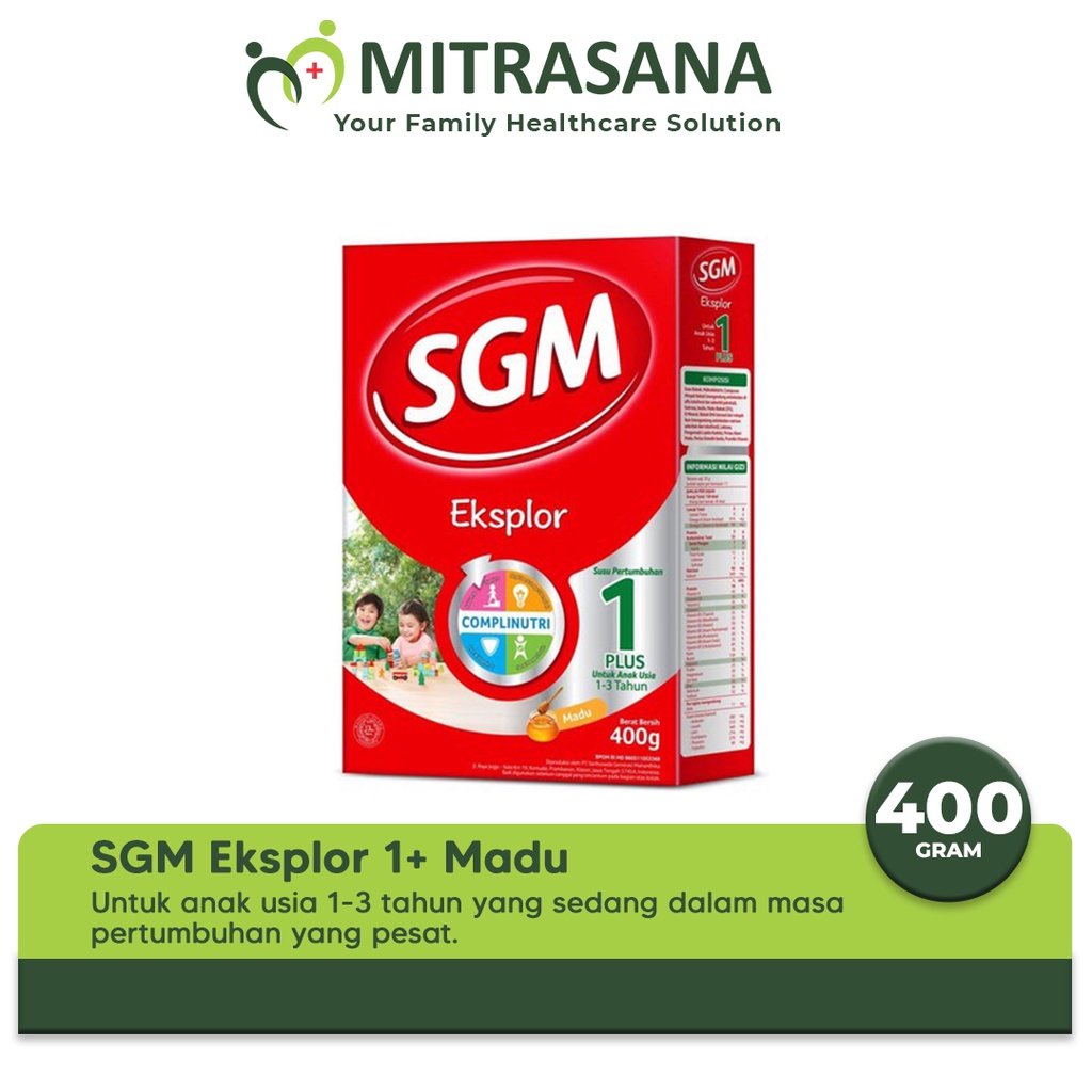 Jual SGM Eksplor Aktif 1+ Pro-GressMaxx Vanilla | Madu 400 Gr Susu ...