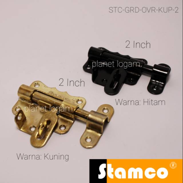 Jual Grendel Slot Pintu Jendela Overfall Kupu Uk. 2" STAMCO TEBAL ...
