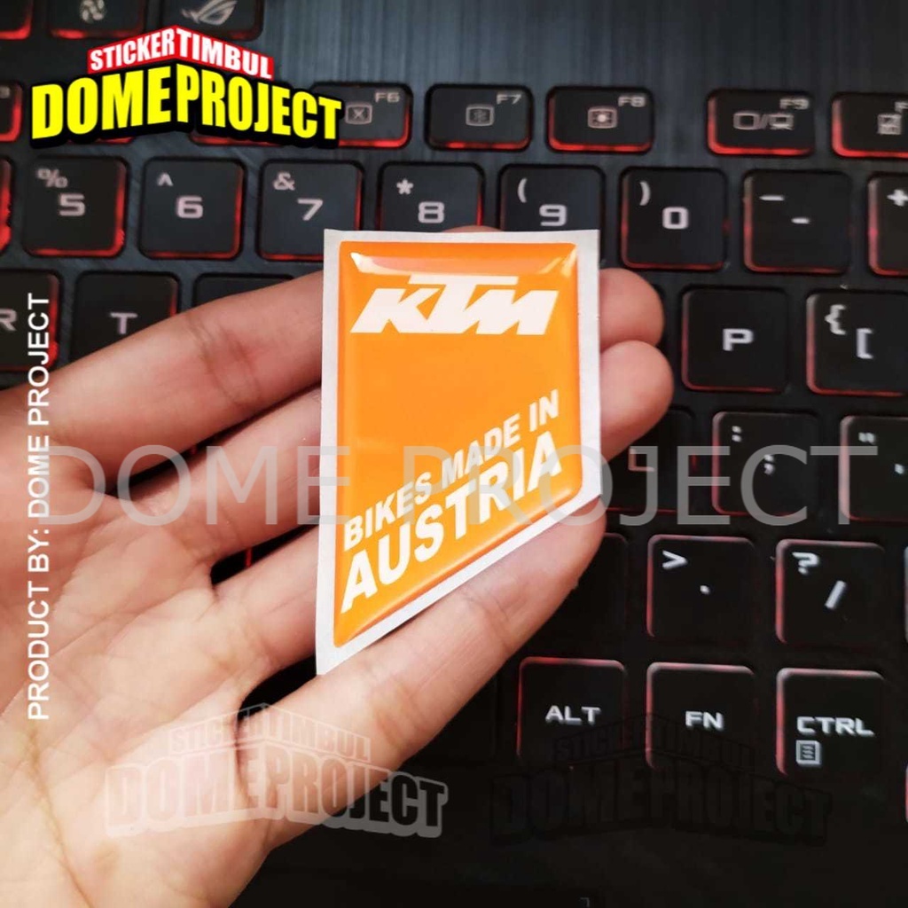 Jual STIKER MOTOR KTM RACING EMBLEM KTM STIKER TIMBUL AKSESORIES BODY ...