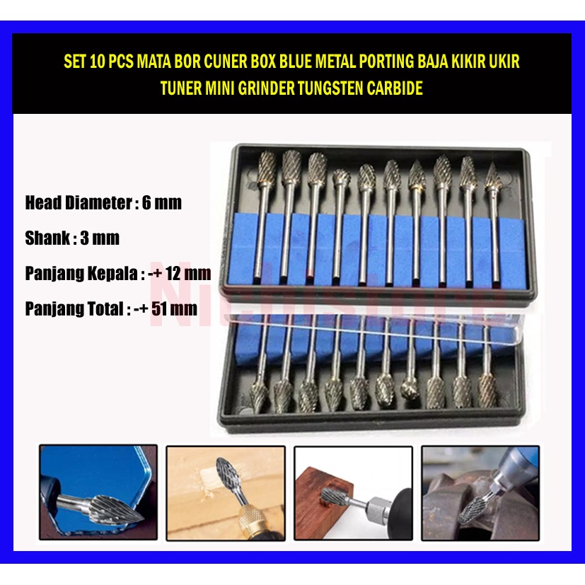 Jual Mata Bor Turner Grinding Besi 10 Pcs | Shopee Indonesia