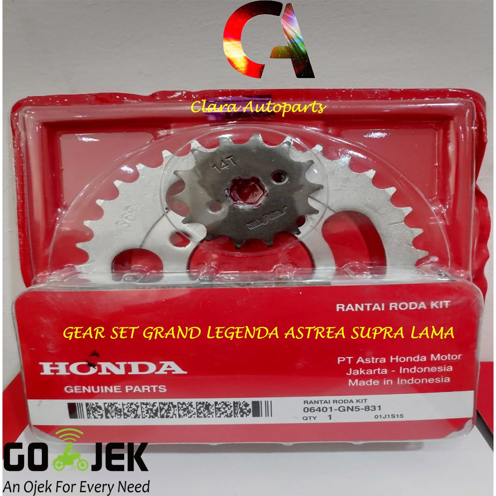 Jual GEAR SET GRAND GIR SET GRAND GN5 GEAR SET LEGENDA ASTREA GIR SET ...