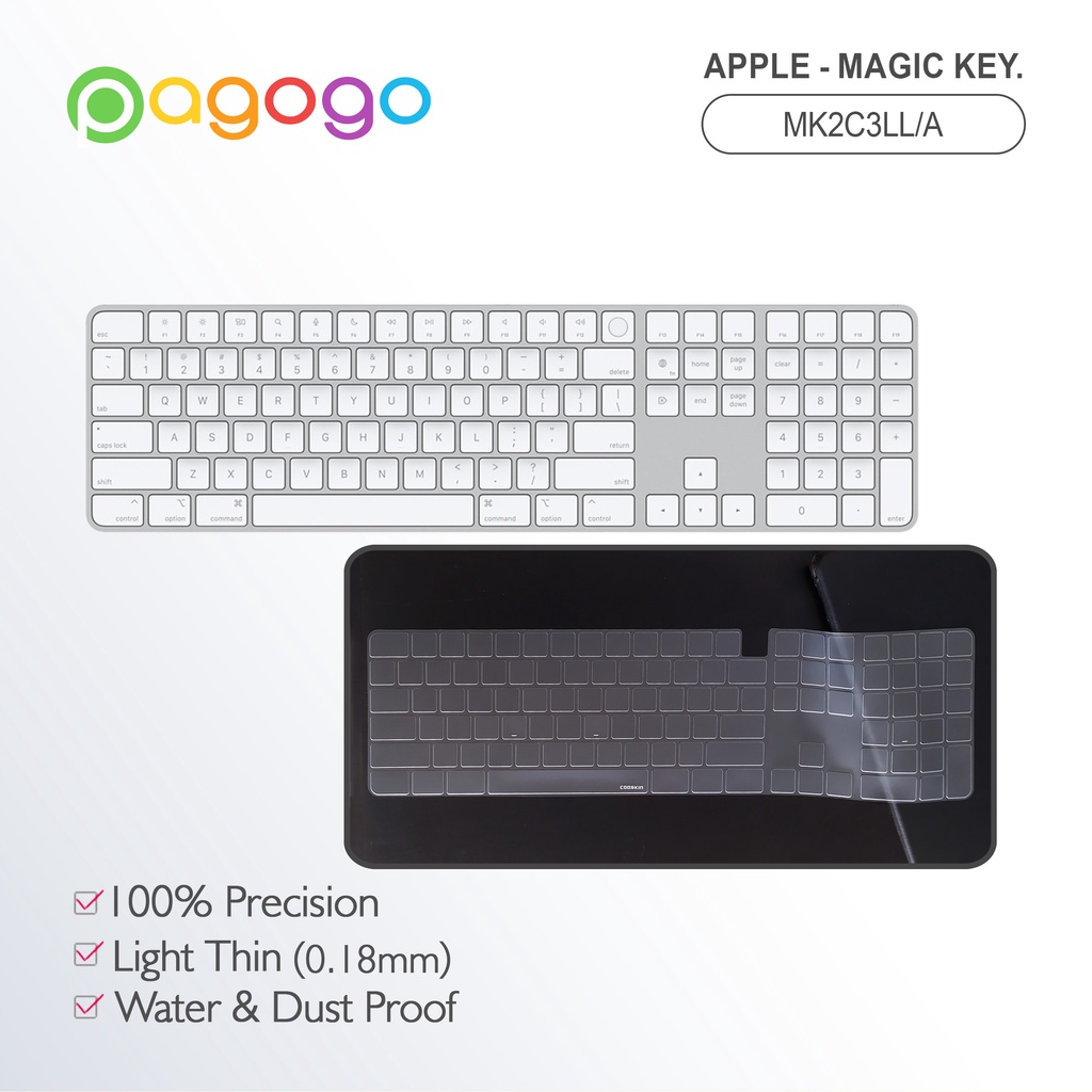 Jual Keyboard Protector Magic Keyboard with Touch ID and Numeric Keypad ...
