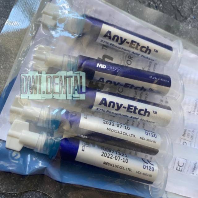 Jual 1 syringe Dental Etsa etching gel any etch gigi | Shopee Indonesia