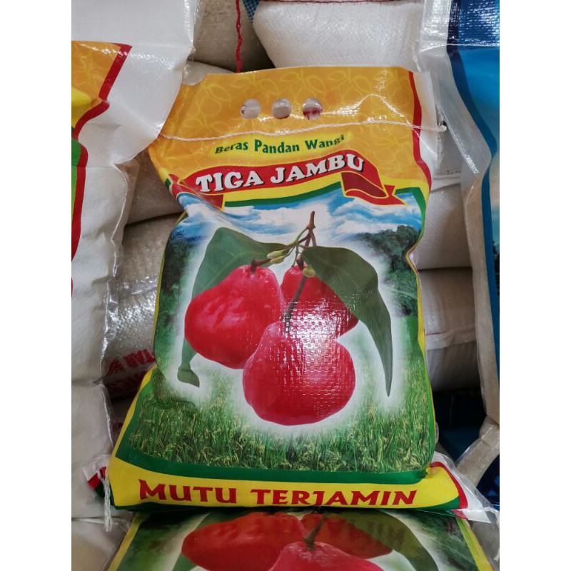 Jual Beras Pandan Wangi CAP Tiga Jambu 5KG | Shopee Indonesia