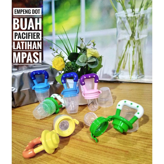 Jual Empeng Gigitan Pacifier Mpeng Dot Buah Peralatan Makan MPASI Anak ...