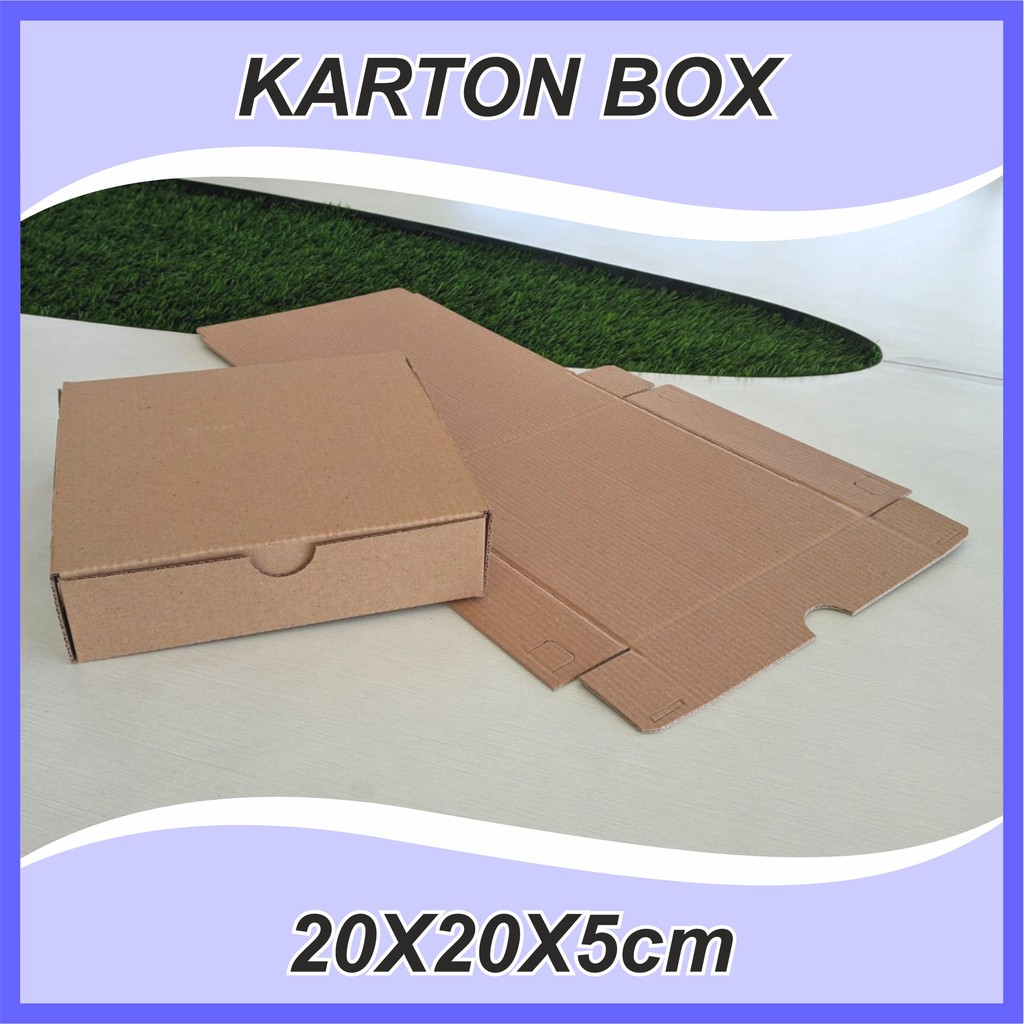 Jual Karton Box Polos 20x20x5 cm BF Kardus Packing Murah | kardus box ...