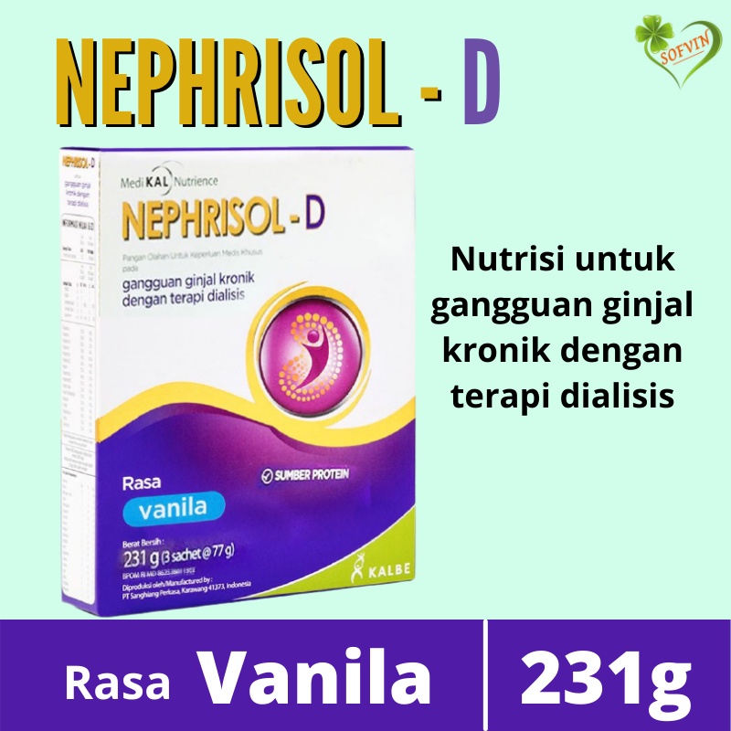 Jual Nephrisol-D 210g Vanila - 210g Cappuccino Susu Nutrisi Untuk ...