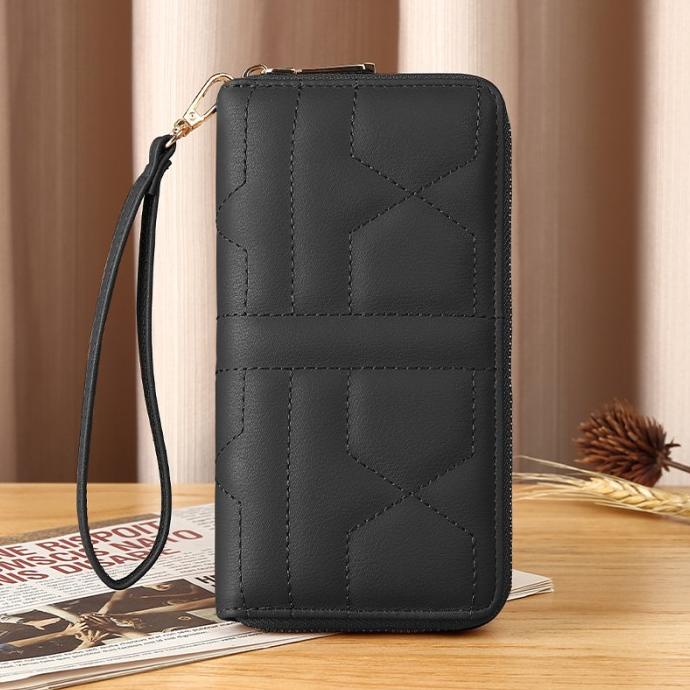 Jual Bostanten Dompet Panjang Wanita Dompet Zip Multi-kartu Kapasitas Besar | Shopee Indonesia