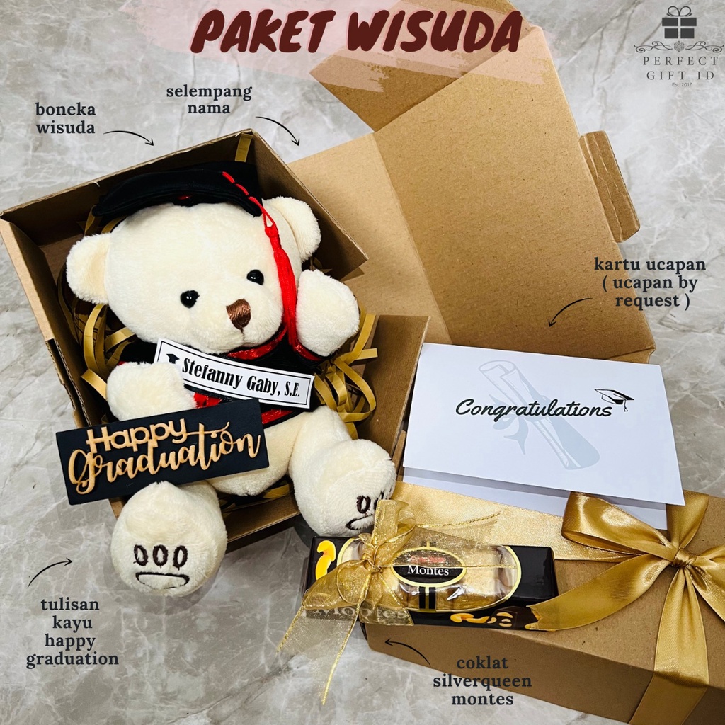 Jual Kado Wisuda / Boneka Wisuda Selempang / Hadiah Wisuda / Hadiah ...