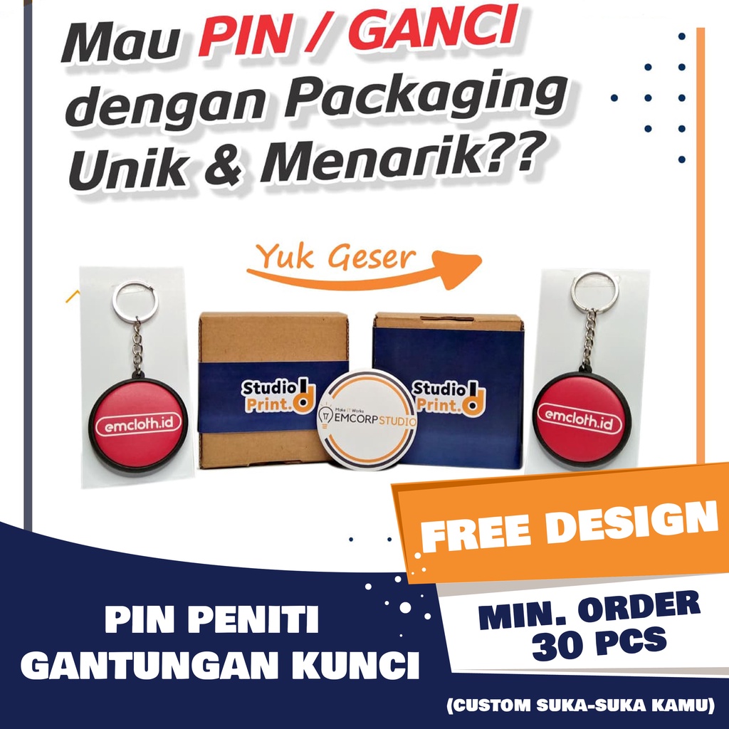 Jual Souvenir Pin Peniti Gantungan Kunci Ganci Satu Sisi Dan Dua Sisi ...