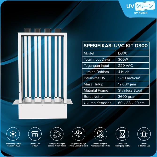 Jual Uvc Kit D300 Untuk Sistem Ducting Hvac/Ventilator | Shopee Indonesia