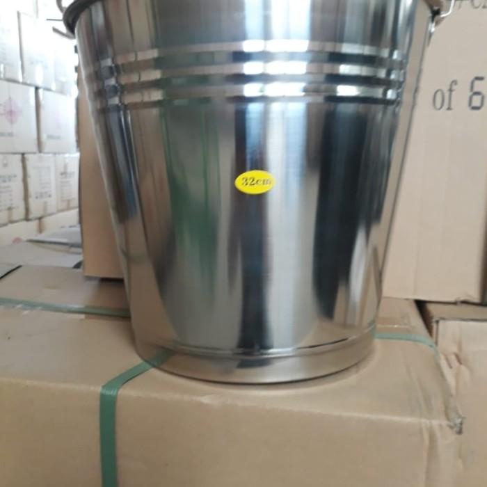 Jual ember stainless 20 liter 16 liter s/d 6 liter | Shopee Indonesia