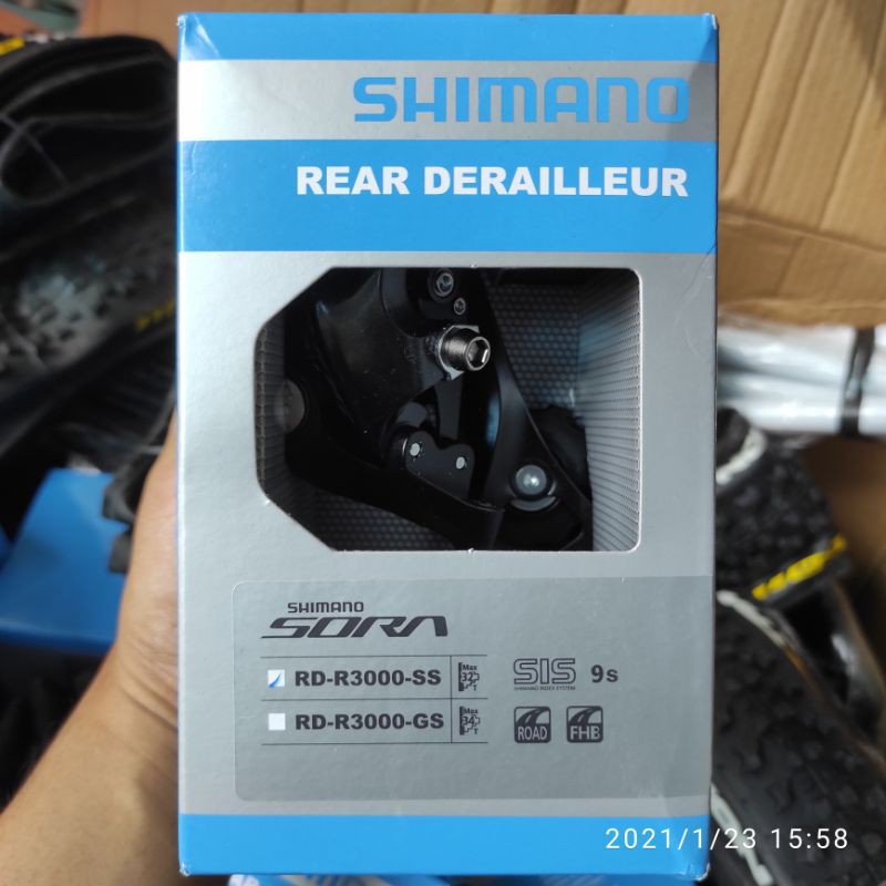 Jual ORIGINAL Rd Shimano Sora R3000 SS Short Cage Black | Shopee Indonesia