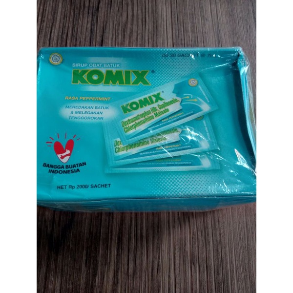 Jual KOMIX PEPPERMINT BOX isi 30 sachet (EXP 2023) | Shopee Indonesia