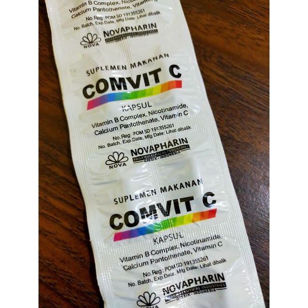 Jual Comvit C 10 kapsul (1 strip) | Shopee Indonesia