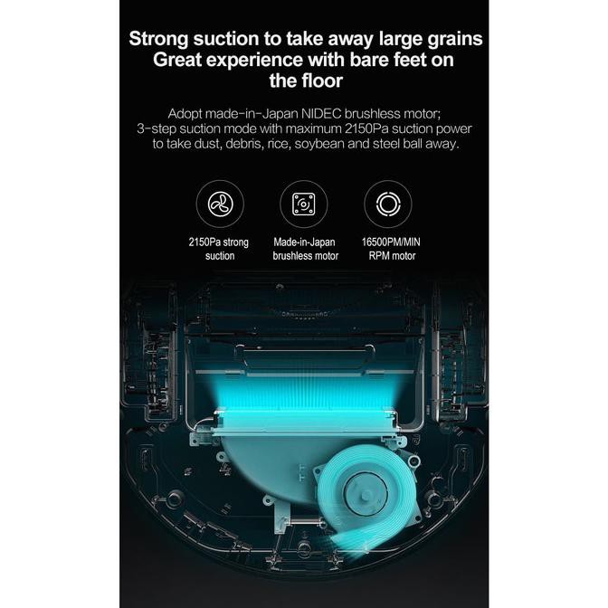 Jual VIOMI V2 Pro Smart Robot Vacuum Cleaner 2 in 1 Mop and Sweep ...