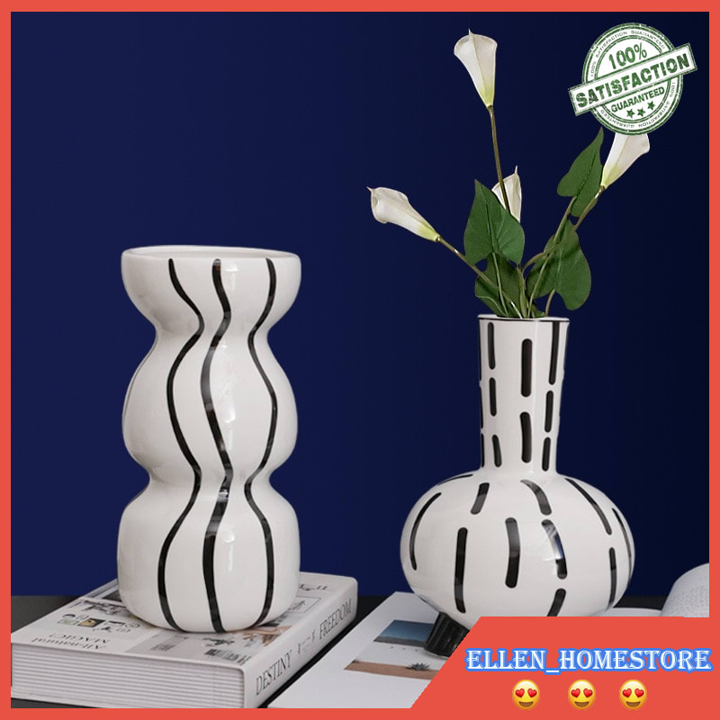 Jual Vas Bunga Hiasan Meja Keramik Nordic Creative Ceramics Simple Hand ...